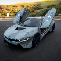 BMW i8 Custom Fighter Jet Wrap - Fantazy Motorsports