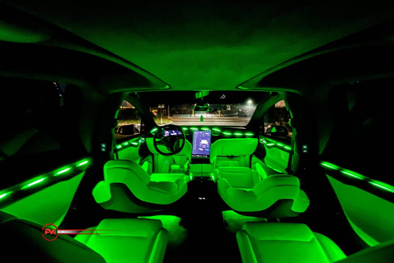 Tesla Model X with Lighting Trendz - Fantazy Motorsports
